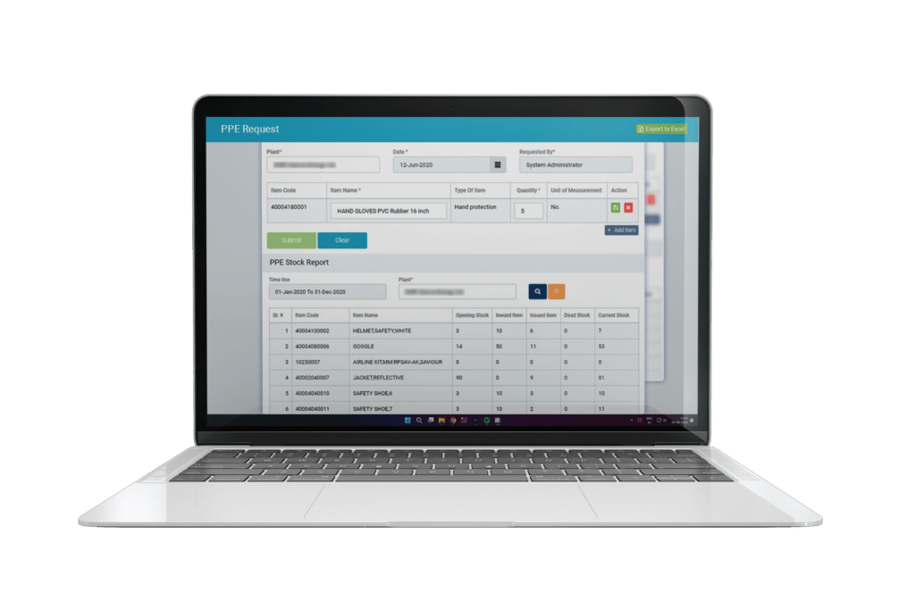 PPE Inventory and compliance Management Software - CORE EHS