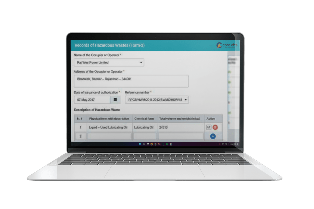 Environment Monitoring Software - CORE EHS